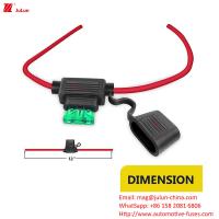 China Bolt Resettable Manual 30 Amp Automotive Fuse Holder For Electric Vehicles for sale