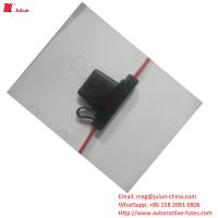 China Midget Water Resistant 60 Amp Automotive Fuse Holder With Transparent Cover for sale