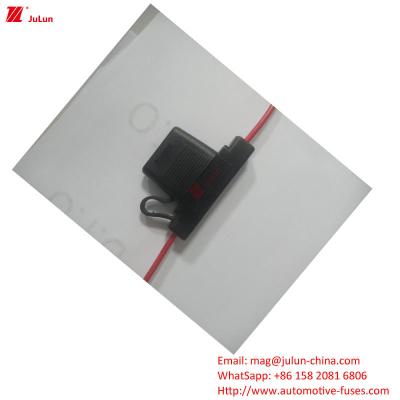China Midget Water Resistant 60 Amp Automotive Fuse Holder With Transparent Cover for sale