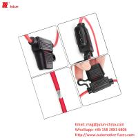 China Bipolar Automotive Parts Copper Contact Car Fuse Holder 30A-500A 32V for sale