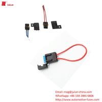 China 30A-500A Electric Vehicle Fuse Holder Copper Contact Nylon Housing for sale