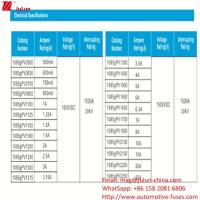 China 10*85mm  10A 1500V High Voltage Photovoltaic Fuse For Electrical Equipment for sale