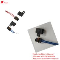 China Plastic / Nylon Shell 32V Electric Vehicle Fuse Holder 30A-500A 1 Pole Manual Reset for sale