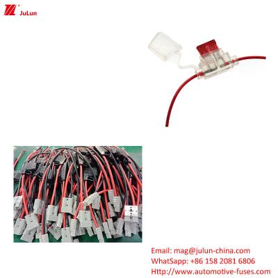 China 30A-100A Copper Auto Fuse Holder Plastic / Nylon Housing Unipolar Auto Parts for sale
