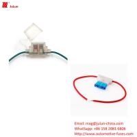 China 25A-80A Current High Reliability Electric Vehicle Products Copper Contact Small Good Fuse Holder for sale
