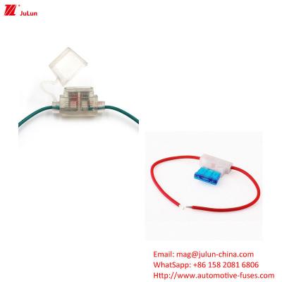 China 25A-80A Current High Reliability Electric Vehicle Products Copper Contact Small Good Fuse Holder for sale