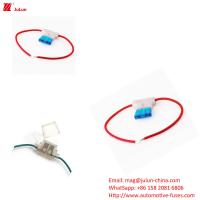China Small Electric Vehicle Fuse Holder For Automobile Fuses In Line Rated Voltage 32V for sale