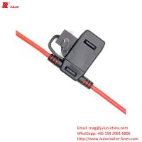 China High Stability Electric Vehicle Fuse Holder 32V 25A-100A PVC Flame Retardant Polymer for sale