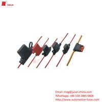 China High Stability Electric Vehicle Fuse Holder 32V 25A-100A PVC Flame Retardant Polymer for sale
