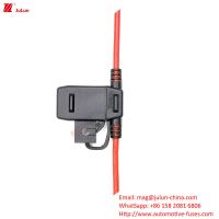 China Auto Parts Fuse Holder For Fuse Type 32V Rated Voltage Circuit Breaker Long Time Copper Contact PVC Flame Retardant for sale