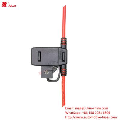 China Auto Parts Fuse Holder For Fuse Type 32V Rated Voltage Circuit Breaker Long Time Copper Contact PVC Flame Retardant for sale