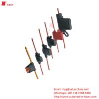 China Compact Automotive Electrical Circuit Protection Copper Contact Fuse Holder for sale