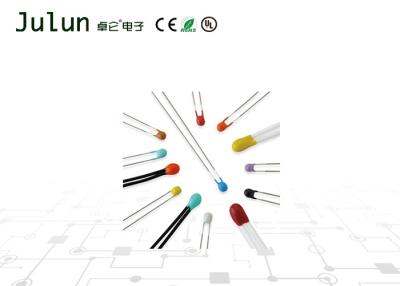 China KC Series - Miniature Leaded Epoxy Coating Thermistor 135°C Insulated Lead for sale