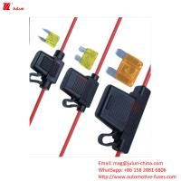 China Medium, Small, Large Quality With Lead Waterproof Fuse Holder/Circuit Breaker Nylon Housing Material Rated Voltage 32V Automotive/Electric Vehicle/Bus Applications for sale