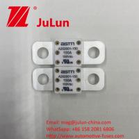 China A202001-350A 150VDC Ceramic Automotive Fuses with Breaking Capacity 20KA 100A 150A 200A for sale
