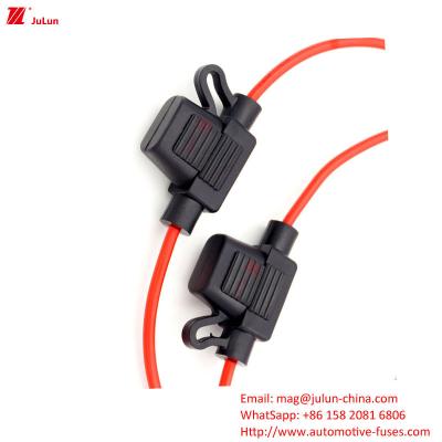 China Plastic / Nylon Shell 32V 58V 80V 50 Amp Automotive Fuse Holder for sale