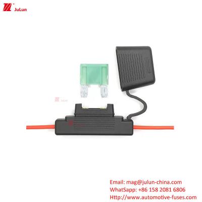 China Electric Vehicle Fuse Holder For Plug In Fuse Terminal Material Copper Rated Current 25A 32A 80A for sale