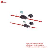 China Terminals Copper Contact Automotive Fuse Holder / Box Current 5A-100A In Line for sale
