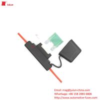 China Terminals Copper Contact Automotive Fuse Holder / Box Current 5A-100A In Line for sale