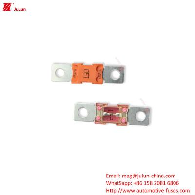 China LittelFuse Rated Current / Voltage Fuses BF2 Bolt On Fuses Transparent Visible Housing For Easy Detection for sale