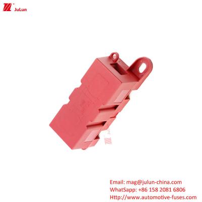 China Warm Performance ANS Fuse Holder For Electric Equipment In Cars Red And Black Plastic Case Nylon for sale