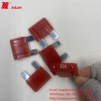 China 60A Production Automotive Blade Fuses With PA66 Brass Material for sale