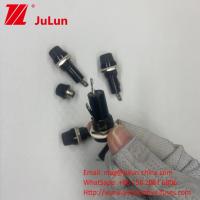 China Knob Type Car Fuse Holder Tube Socket For 6*30mm  Insurance Panel Mount for sale