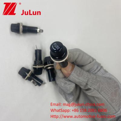 China 6x30 6x32mm Panel Mounted Car Fuse Holder Bayonet Type 10A 20A 250V PCB Fuse Block Base for sale