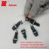 China 5*20mm 6X30mm Glass Car Fuse Holder 12mm 15A 125V 10A 250V for sale