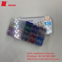 China Trucks Offroad Blade Fuse Boxed 10A 32V Vehicle Circuit Breakers For Automotive Electronics 0337 0237 0899 0999 0299 for sale