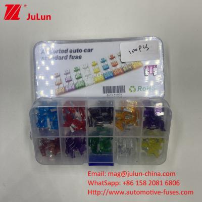 China Maximum Current 2-120A Automotive Blade Fuses 50A 32V 58V For Trucks And Offroad Vehicles for sale
