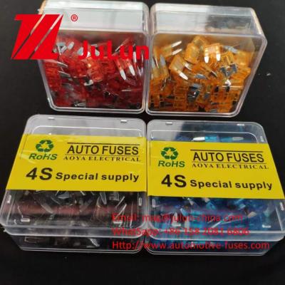 China Blade Fuses Shunt Automotive 10A 32V Buses Watercraft For Aftermarket Sale for sale
