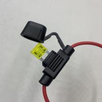 China Car Fuse Holder for 12V 16AWG Waterproof Standard Automotive Fuse Holder Wire Inline Fuse Holder Cable for sale