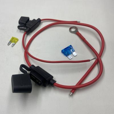 China Ships Car fuse holder with wire, small/medium 5A 10A 15A 30A 40A fuse strip for sale