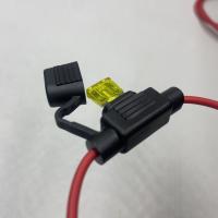 China UL Waterproof Inline Blade Fuse Box Standard/Medium Plug in Car Fuse Holder with 22awg 20awg 18awg 16awg 14awg 12awg 10awg for sale