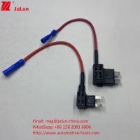 China F3A 5A 10A 15A Fuse Tap 16AWG Car Add a Circuit ACU Blade Fuse Adapter with Fuse Holder for Cars Trucks for sale