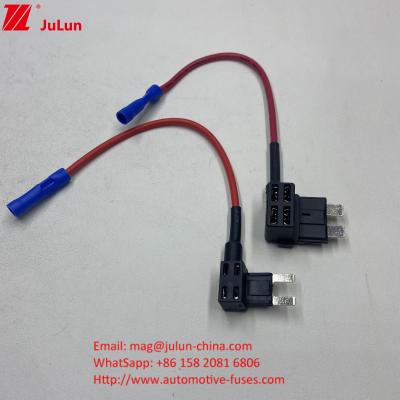 China F3A 5A 10A 15A Fuse Tap 16AWG Car Add a Circuit ACU Blade Fuse Adapter with Fuse Holder for Cars Trucks for sale