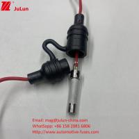 China 10*38mm Cylindrical Fuses Waterproof IP68 Inline Fuse Holder Cover with UL Wire for for sale