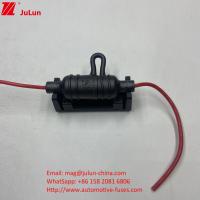 China 10*38mm Cylindrical Fuses Waterproof IP68 Inline Fuse Holder Cover with UL Wire for for sale