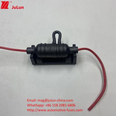 China 10*38mm Cylindrical Fuses Waterproof IP68 Inline Fuse Holder Cover with UL Wire for for sale