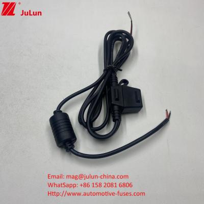 China fuse 50A maxi current rating red 10AWG wire 280mm total length inline fuse holder for sale