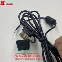 China fuse 50A maxi current rating red 10AWG wire 280mm total length inline fuse holder for sale