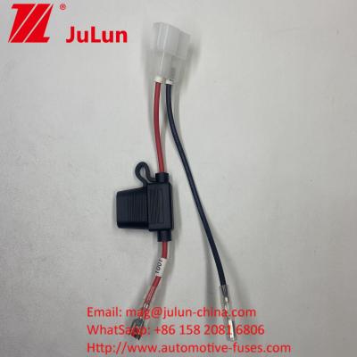 China 20A Power Battery Terminal Fuse holder with SAE to female Spade Pigtail connector for sale