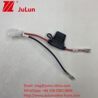 China Battery Fuse Holder Connector Extension Cable Wire Harness Connector With Red 2-Pin Connector For Kids 12V Ride-On Truck Electric ATV Ebike for sale