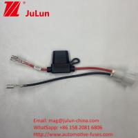 China Fuse Holder 8AWG Inline Blade 30A Cable Lead WireFuse Holder 8AWG Inline Blade Cable Lead Wire Genuine 50 Amp Plug Style Power Connector To 8mm RING TERMINALS Genuine 50 Amp Plug Style for sale