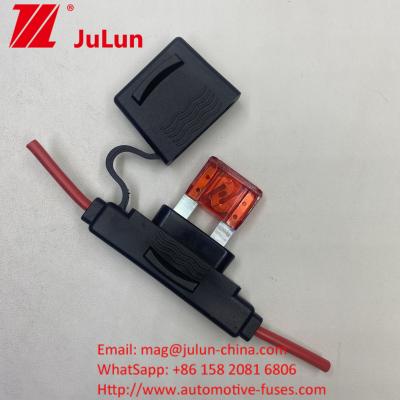 China Fuse Holders, Fuse Blocks & Accessories Factory 8AWG MAXI Blade Fuse Holder Inline Waterproof Fuse Holder for sale