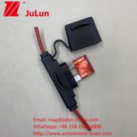 China Fuse Holders, Fuse Blocks & Accessories Waterproof Inline Fuse Holder Maix Fuse 10AWG Wire UL1015 For Automotive Marine for sale