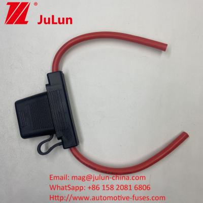 China ATC/ATO Custom Inline Fuse Holder 14AWG 16AWG 18AWG 20AWG Wiring Harness 80AMP Blade Fuse Automotive Fuse Holder for sale