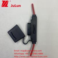 China ATC/ATO Custom Inline Fuse Holder 14AWG 16AWG 18AWG 20AWG Wiring Harness 80AMP Blade Fuse Automotive Fuse Holder for sale