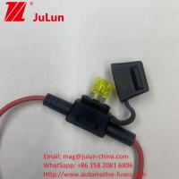 China 12V Automotive ATC Car Blade Fuse holderTap In Line Mini Fuse Holder With 10 Gauge Wire for sale